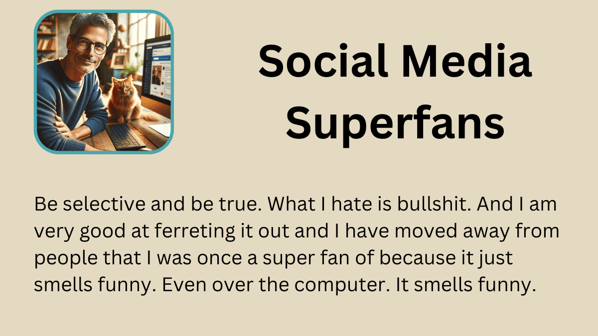 Social Media Superfans connecting and building your community
